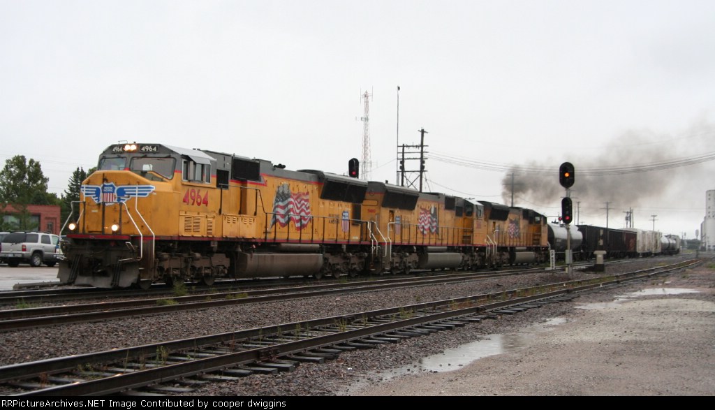 Thundering toward North Platte in the pouring rain